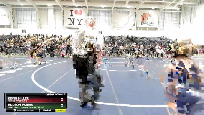 65 lbs Champ. Round 1 - Kevin Miller, Mexico Wrestling vs Hudson Varian ...