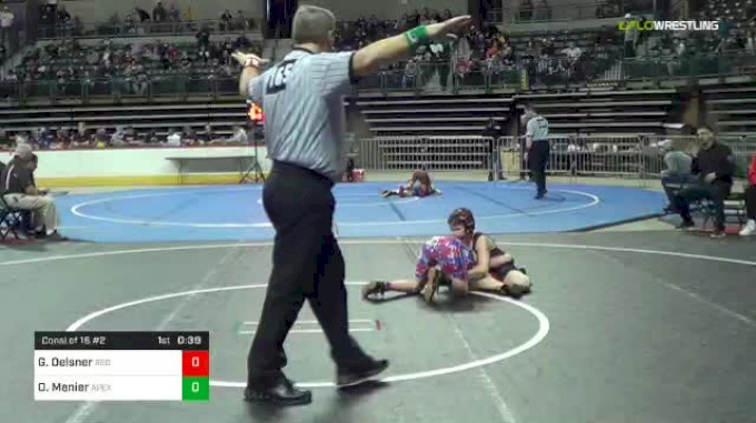 90 lbs Consi Of 16 #2 - Guy Oelsner, Red Nose vs Owen Menier, Apex