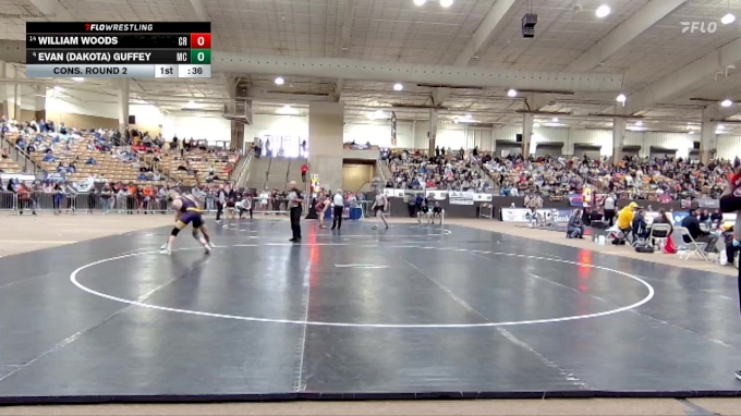 AA 157 lbs Cons. Round 2 - William Woods, Clarksville High School vs ...