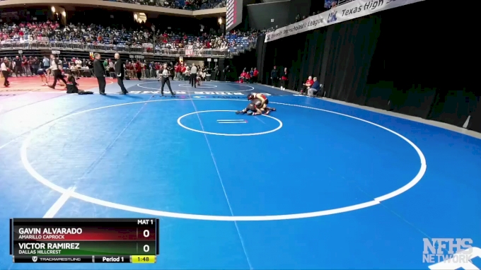 5A 113 lbs Champ. Round 1 - Victor Ramirez, Dallas Hillcrest vs Gavin ...