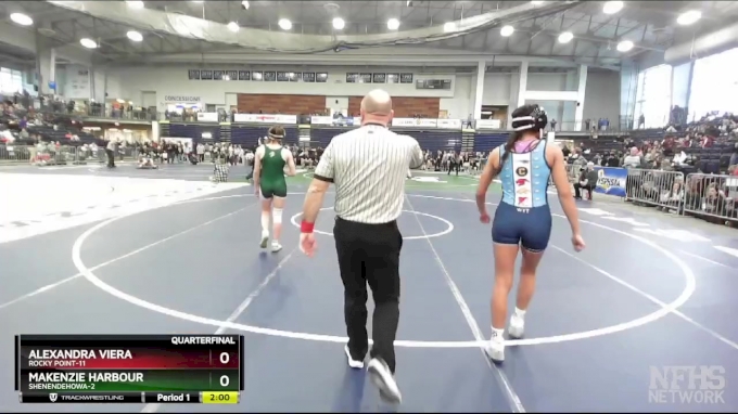120 lbs Quarterfinal - Alexandra Viera, Rocky Point-11 vs Makenzie ...