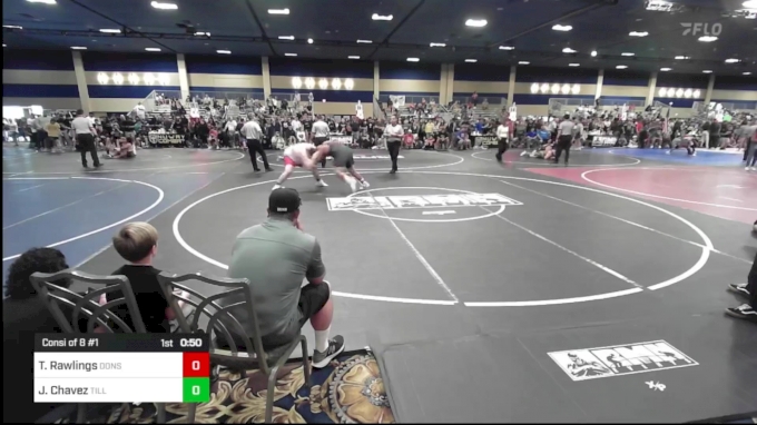 285 lbs Consi Of 8 #1 - Tyler Rawlings, Dons Wrestling vs Joseph Chavez ...