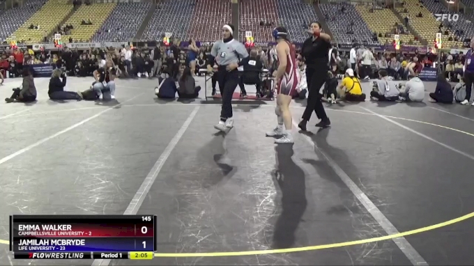 145 lbs Quarters & 1st Wb (16 Team) - Jamilah McBryde, Life University ...
