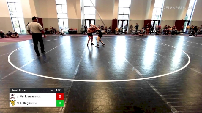 149 lbs Semifinal - Jarod Verkleeren, Virginia vs Sam Hillegas, West ...