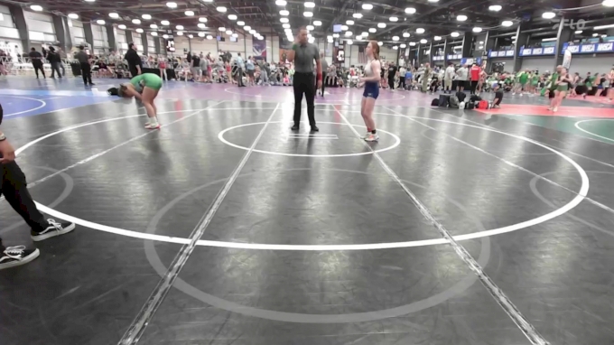 120 lbs Rr Rnd 3 - Alexis Pehrson, Team Nebraska Blue vs Hannah Simoes ...