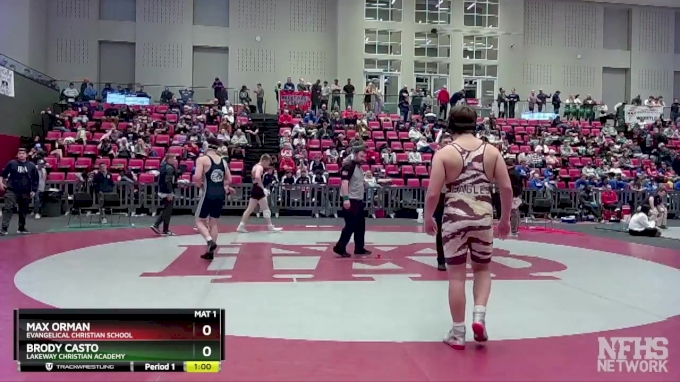 175 lbs Cons. Round 2 - Max Orman, Evangelical Christian School vs ...