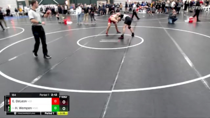 184 lbs Champ. Round 2 - Hayden Wempen, Morningside (Iowa) vs Ethan ...