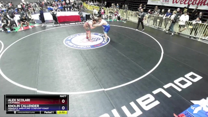 285 lbs Cons. Round 3 - Alex Scolari, California vs Knolin Callender ...