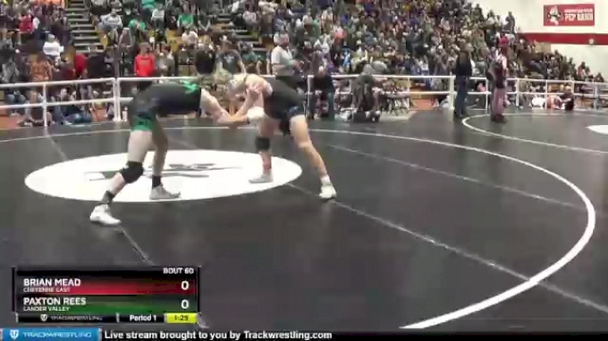145 lbs Champ. Round 1 - Brian Mead, Cheyenne East vs Paxton Rees ...