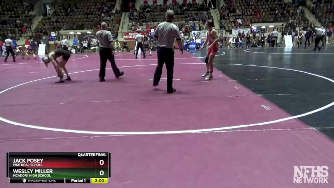 106 lbs Quarterfinal - WESLEY MILLER, McAdory High School vs Jack Posey ...