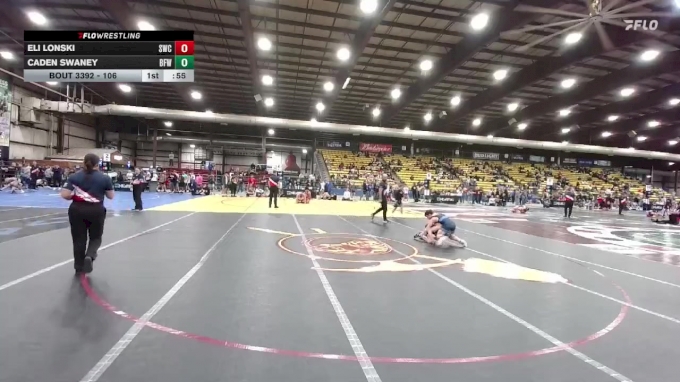 106 lbs 7th Place Match - Caden Swaney, Belle Fourche Wrestling vs Eli ...