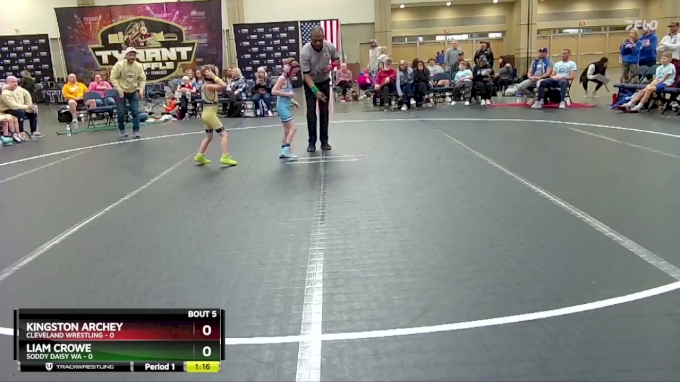 48 lbs Round 2 (8 Team) - Kingston Archey, Cleveland Wrestling vs Liam ...