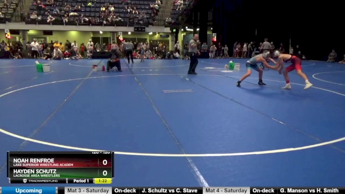 120 lbs Semifinal - Noah Renfroe, Lake Superior Wrestling Academ vs ...