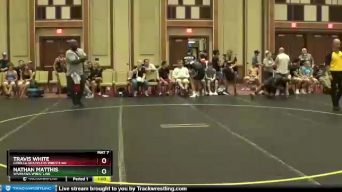 96 lbs 1st Place Match - Travis White, Gorilla Grapplers Wrestling vs ...