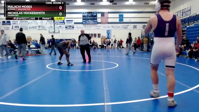 165 lbs Cons. Round 2 - Malachi Moses, Booker T Washington vs Nicholas ...