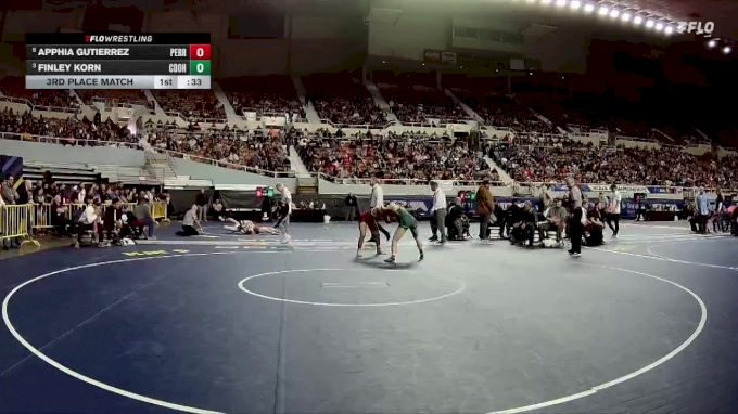 120-D1 3rd Place Match - Apphia Gutierrez, Perry vs Finley Korn, Canyon ...