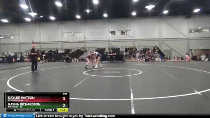 110 lbs Semis (4 Team) - Daylee Watson, Pennsylvania vs Rayna ...