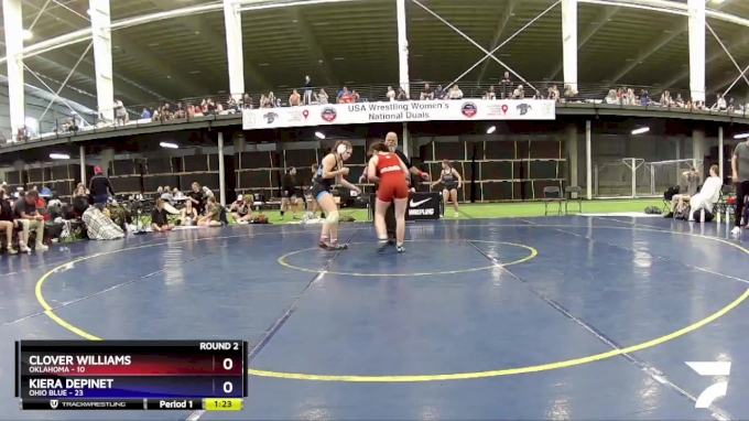 136 lbs Round 2 (8 Team) - Clover Williams, Oklahoma vs Kiera Depinet ...
