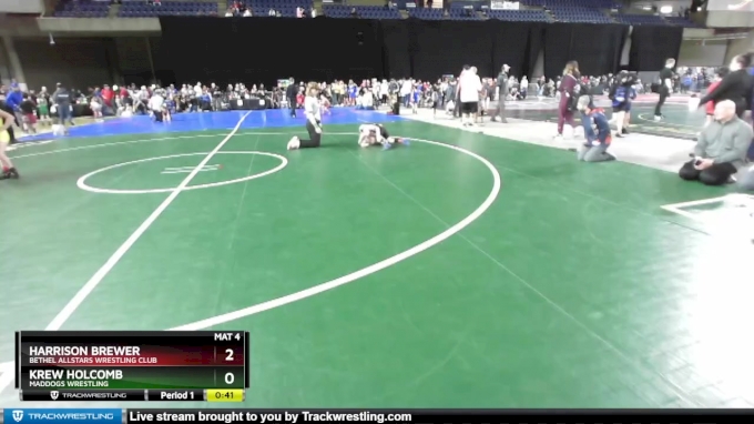 62 lbs Cons. Round 1 - Krew Holcomb, Maddogs Wrestling vs Harrison ...