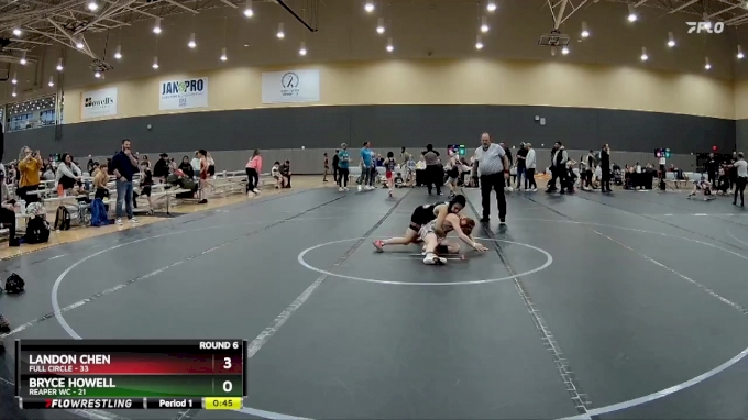 84 lbs Round 6 (10 Team) - Bryce Howell, Reaper WC vs Landon Chen, Full ...