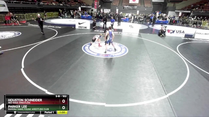 102 lbs Champ. Round 1 - Parker Lee, Ramona Dawg Pound Wrestling Club ...