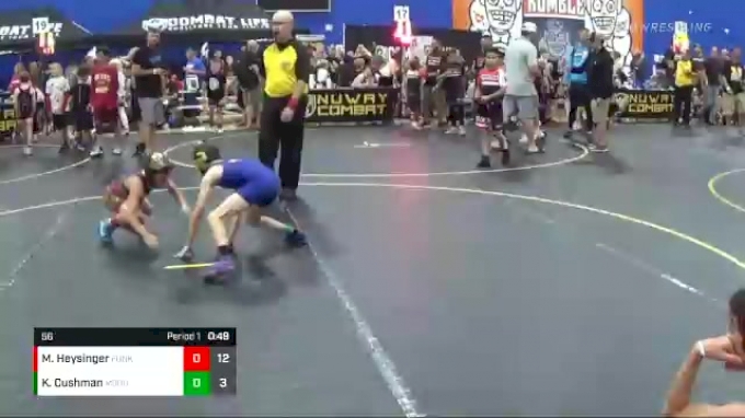 56 lbs Round 2 (6 Team) - Mac Heysinger, The Funky Singlets vs Kameron ...
