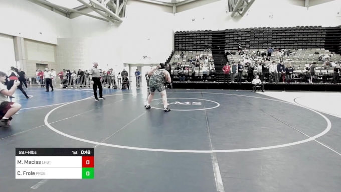 287-H lbs Consi Of 8 #1 - Marc Macias, Lehighton vs Chase Frole, ProEx