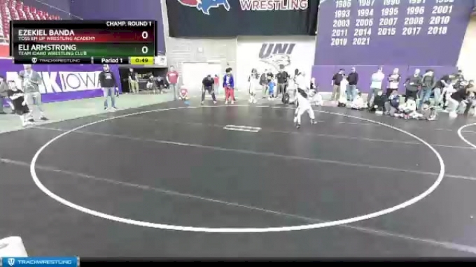 62 lbs Champ. Round 1 - Eli Armstrong, Team Idaho Wrestling Club vs ...