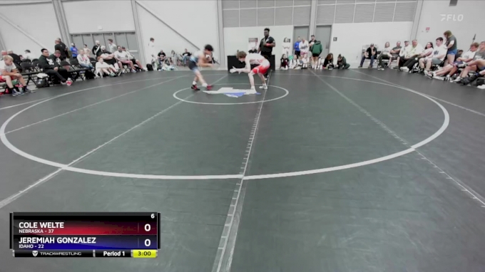 120 lbs Round 2 (8 Team) - Cole Welte, Nebraska vs Jeremiah Gonzalez, Idaho