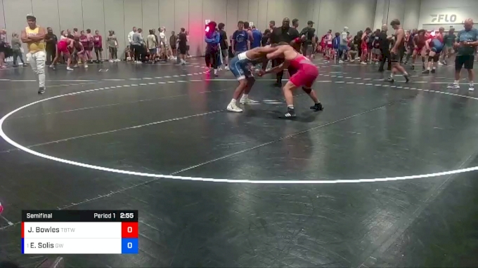138 lbs Semifinal - Elvis Solis, Gladiator Wrestling vs Jayden Bowles ...