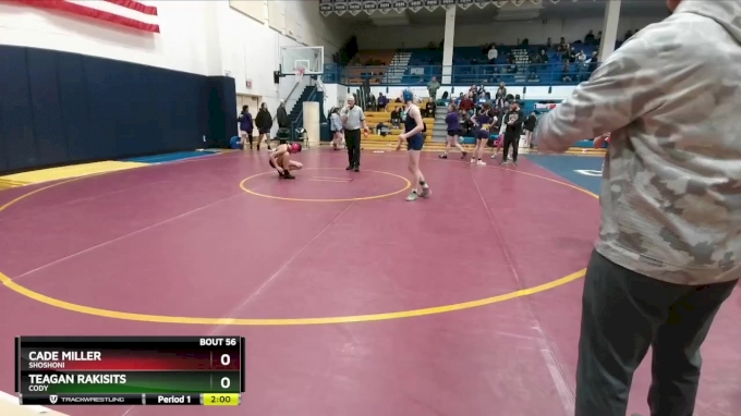 120 lbs Quarterfinal - Cade Miller, Shoshoni vs Teagan Rakisits, Cody