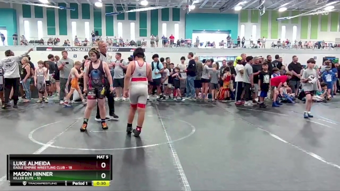 Round 1 - Luke Almeida, Eagle Empire Wrestling Club vs Mason Hinner ...