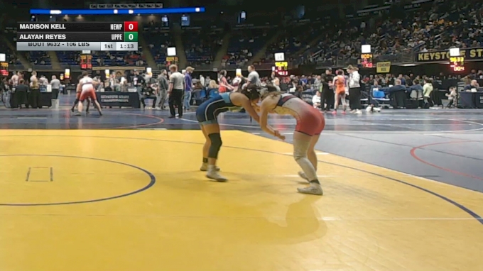 106 lbs Consy 4 - Madison Kell, Newport vs Alayah Reyes, Upper Perkiomen