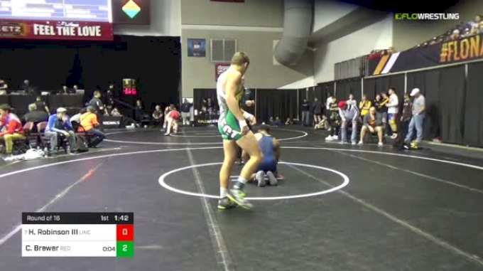 170 lbs Round Of 16 - Hiram Robinson III, Lincoln Park Michigan vs ...