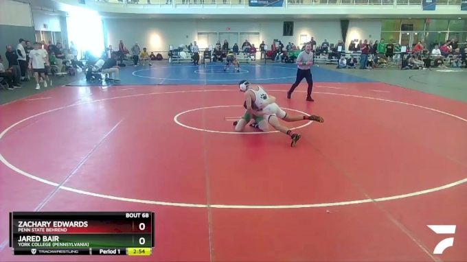 157 lbs Champ. Round 1 - Jared Bair, York College (Pennsylvania) vs ...