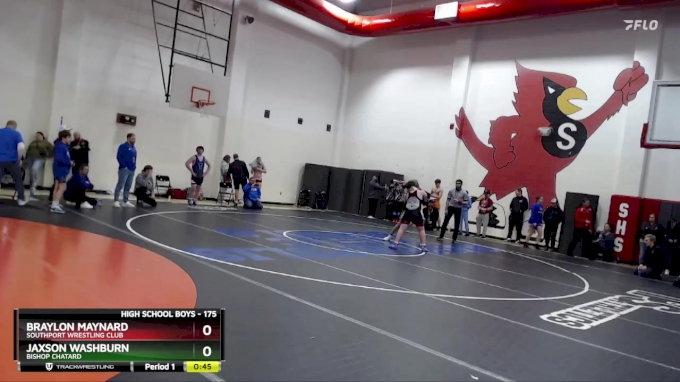 175 lbs Cons. Round 3 - Jaxson Washburn, Bishop Chatard vs Braylon ...