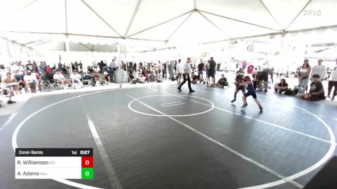 55 lbs Consolation - Ryan Williamson, 951 Wc vs Aidan Adams, Valiant ...