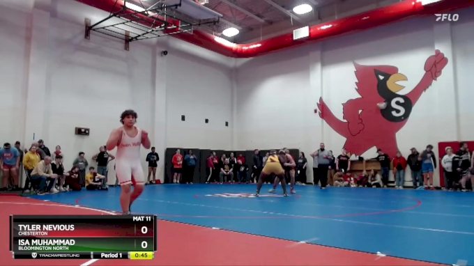 285 lbs Champ. Round 2 - Tyler Nevious, Chesterton vs Isa Muhammad ...