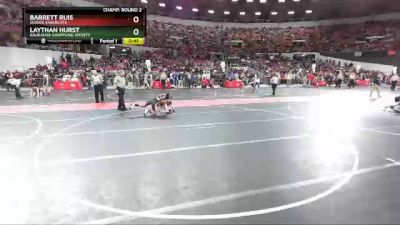 125 lbs Champ. Round 2 - Laythan Hurst, Kaukauna Grappling Ghosts vs ...