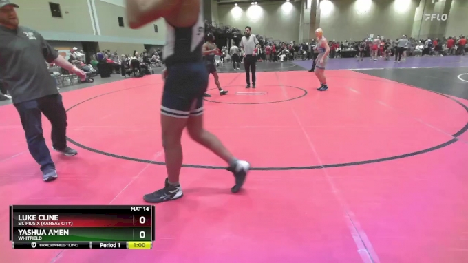 132C 1st Place Match - Luke Cline, St. Pius X (Kansas City) vs Yashua ...