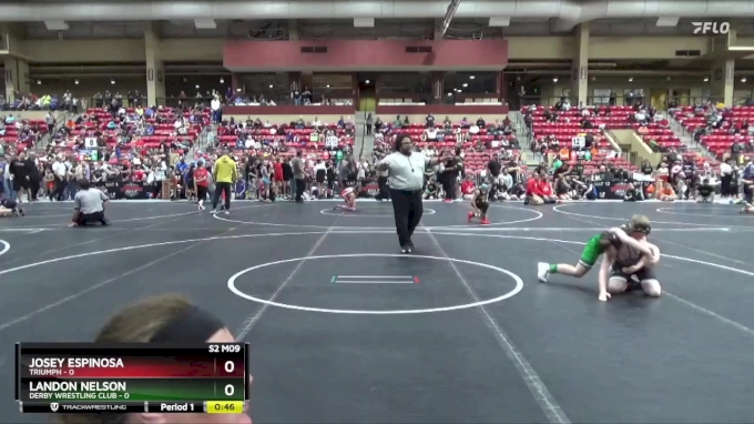 90 lbs Champ. Round 1 - Josey Espinosa, Triumph vs Landon Nelson, Derby ...