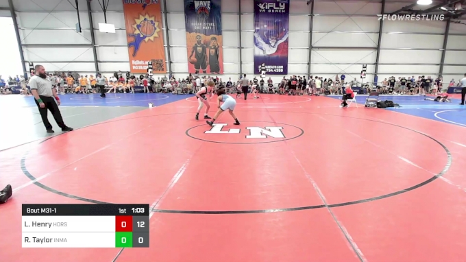 120 lbs Rr Rnd 1 - Laudan Henry, Iron Horse Gold vs RJ Taylor, Indiana ...