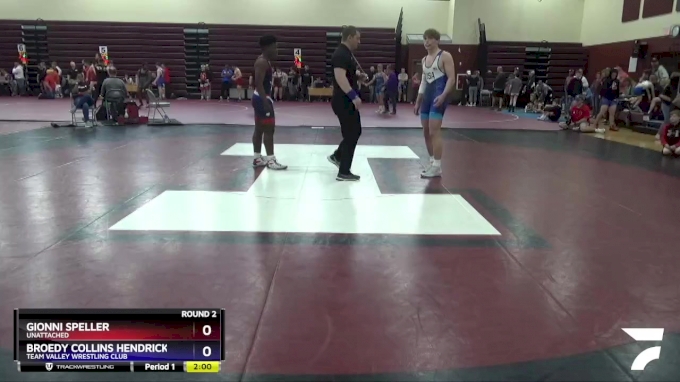 16U-8 lbs Round 2 - Gionni Speller, Unattached vs Broedy Collins ...