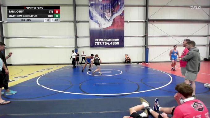 180 lbs Rr Rnd 3 - Sam Josey, CTWHALE vs Matthew Gorbatuk, Shore Thing Surf