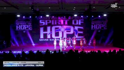 Woodlands Elite - Arizona - Surge [2026 L1 Junior - Flex Day 1] 2026 ...