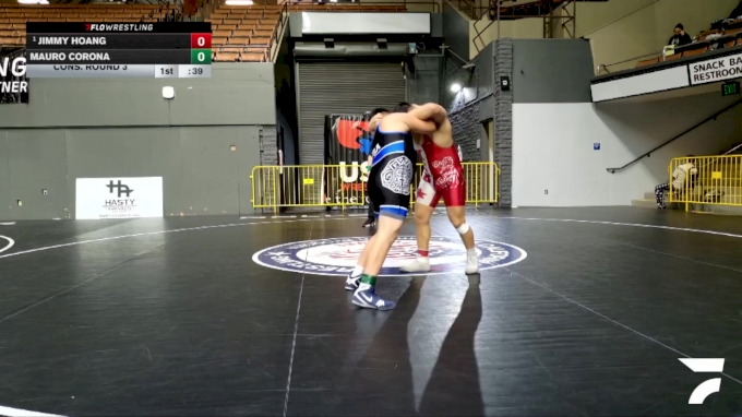 Open Men - 97 lbs Cons. Round 3 - Jimmy Hoang vs Mauro Corona