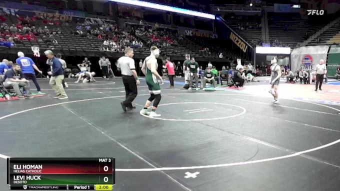 165 Class 3 lbs Champ. Round 1 - Eli Homan, Helias Catholic vs Levi ...