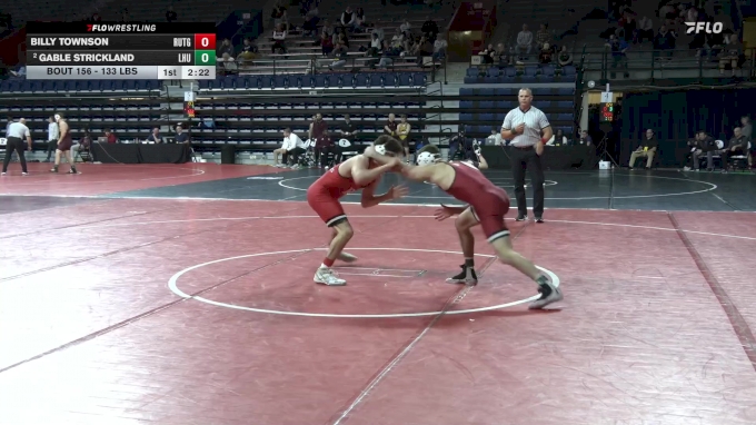 133 lbs Quarterfinal - Billy Townson, Rutgers vs Gable Strickland, Lock ...