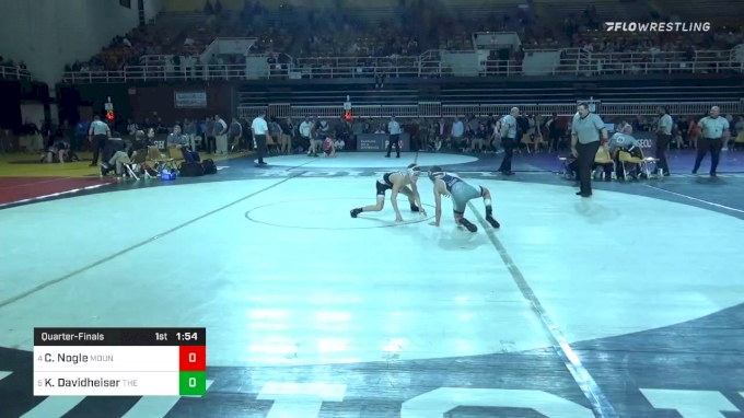106 lbs Quarterfinal - Coleman Nogle, Mount Saint Joseph vs Kade ...
