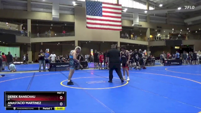 132 lbs Cons. Round 3 - Derek Ranschau, IA vs Anastacio Martinez, NM